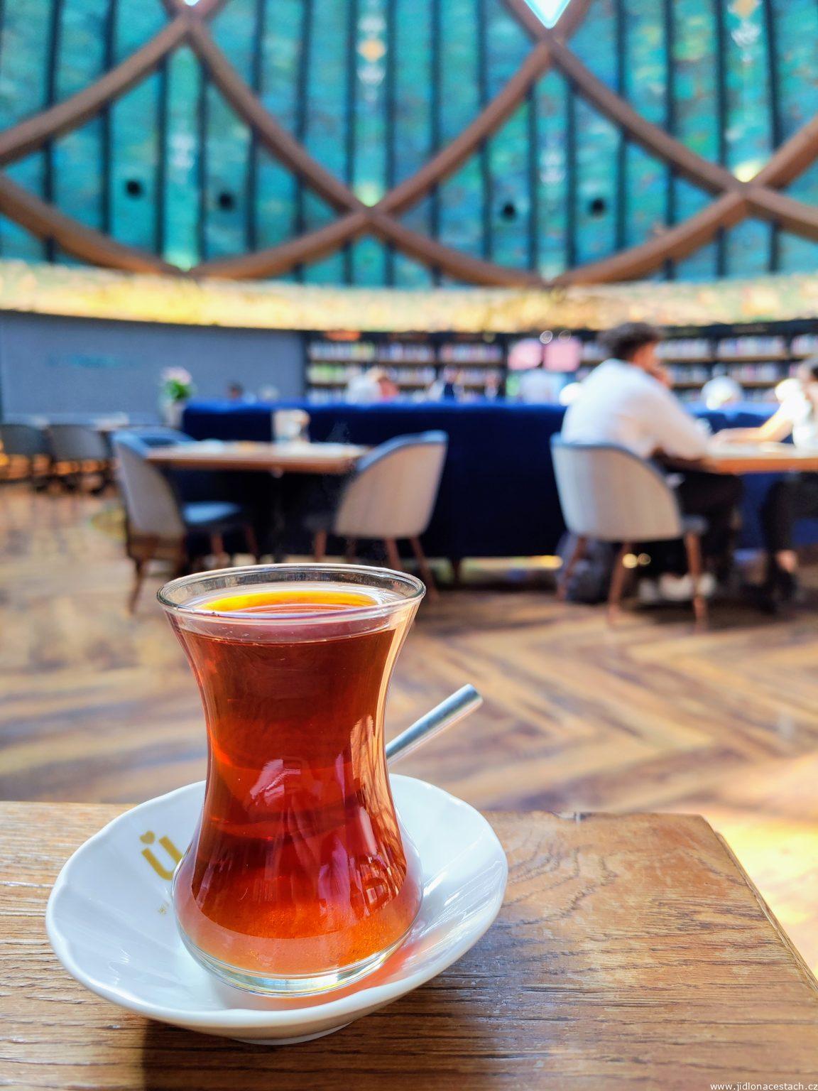 Café in Nevmekân Sahil Library, Istanbul | Food on the Move